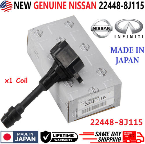 GENUINE NISSAN x1 Ignition Coil For 2001-2019 Nissan & Infiniti V6 ...
