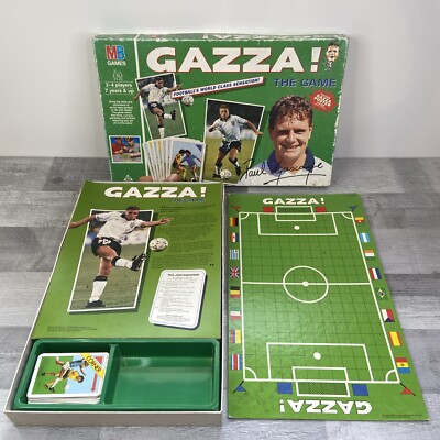 Vintage 90s Gazza The Game Gascoigne Football Board Game MB - No Poster ...