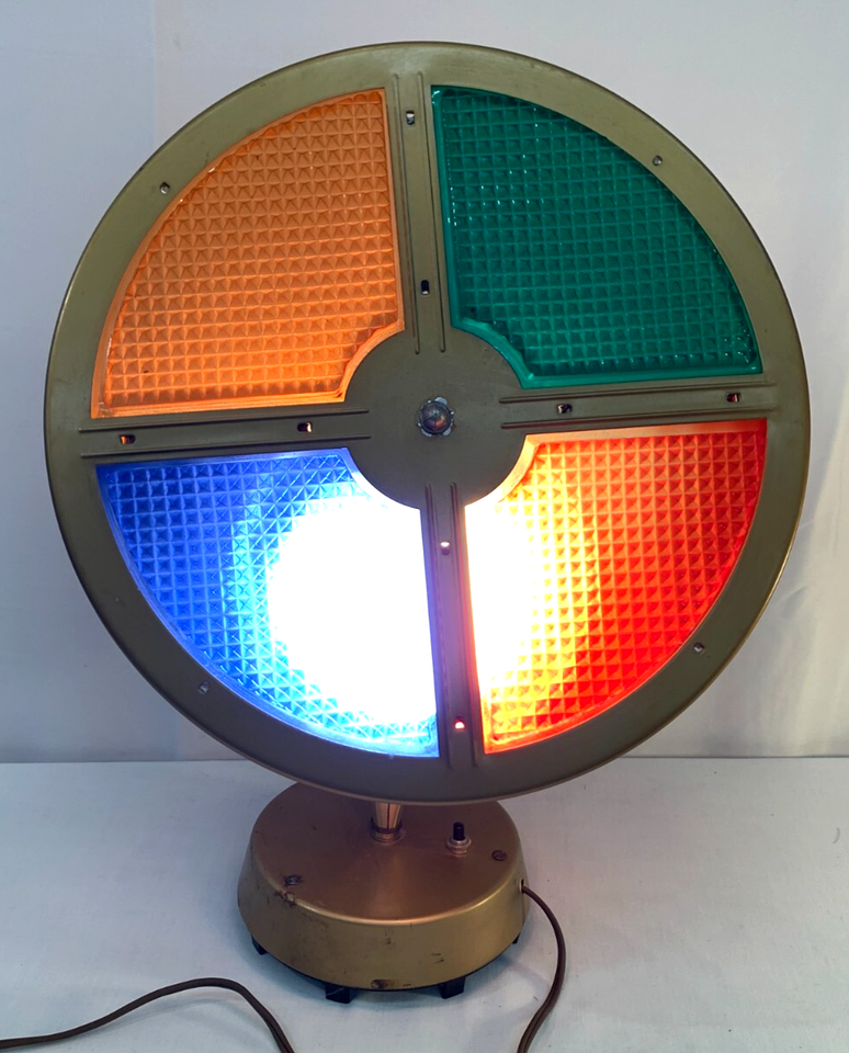 Vintage MCM Colortone Roto-Wheel Light 4 Color For Aluminum Tree Lights ...