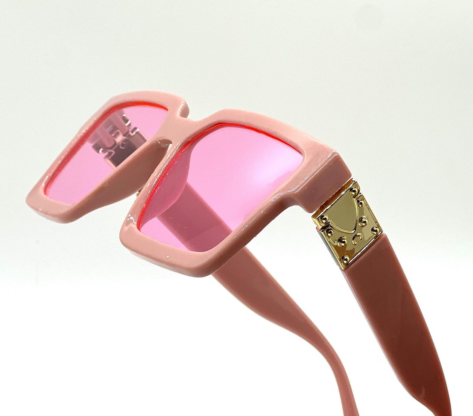 Men Sunglasses Fashion Black Oversize Big Designer Square Rapper Rap ...