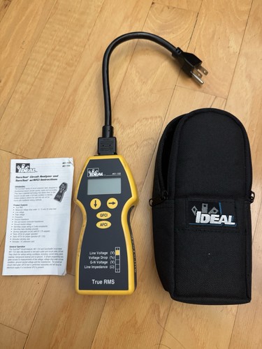IDEAL 61-155 SureTest Circuit #61-155 GFCi Tester AFCi Analyzer True ...