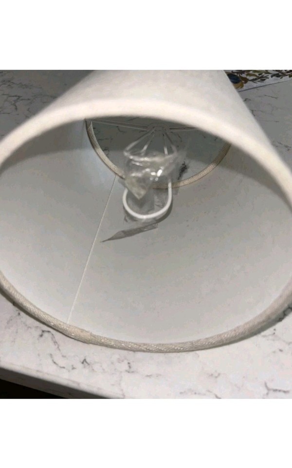 Set of 2 Small Lamp Shades Off White | eBay