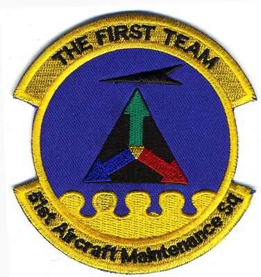 US Air Force Patch: 51st Aircraft Maintenance Squadron version 2 | eBay