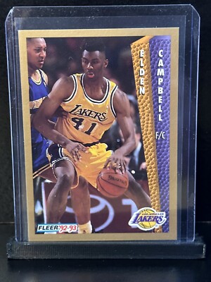 ELDEN CAMPBELL Lakers 1992-93 FLEER Basketball Card #106 | eBay