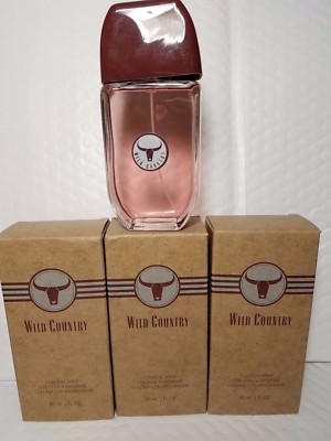 4 WILD COUNTRY AVON COLOGNE SPRAY NET WT 3 FL OZ SPECIAL PACK ORIGINAL ...