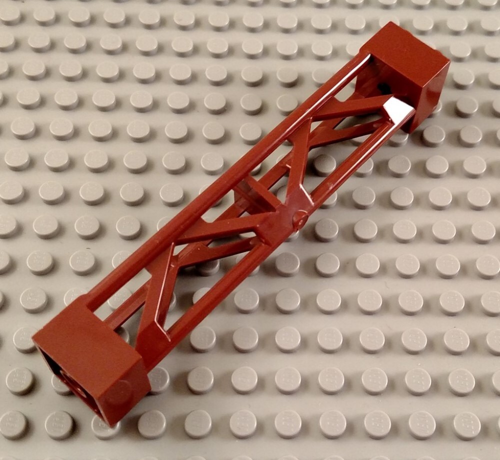 LEGO Reddish Brown 2x2x10 Triangular Support Girder Piece | eBay