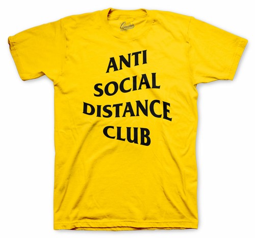 Shirt Match Jordan 12 University Gold Shoes - Social Distance Tee | eBay