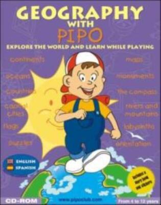 Geography With Pipo PC CD explore world while playing travel map oceans ...