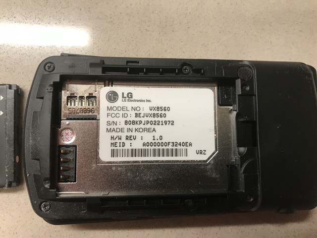 LG Chocolate 3 VX8560 - Black (Verizon) Cellular Phone for sale online ...