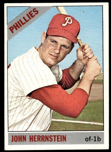 1966 Topps John Herrnstein + Philadelphia Phillies #304 | eBay