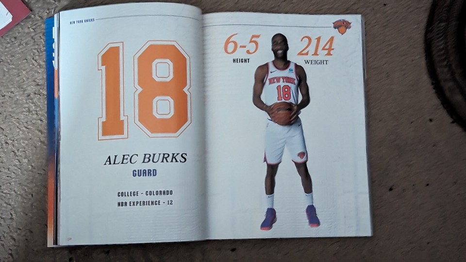 New York Knicks Basketball 2023-24 YEARBOOK - NBA | eBay