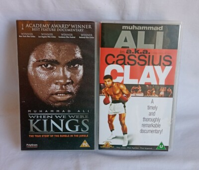 Muhammed Ali VHS Cassettes Two Films a.k.a. Cassius Clay & When We Were ...