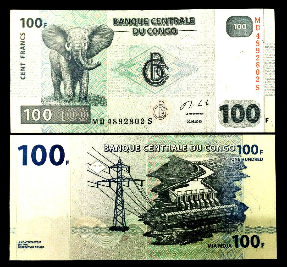 Congo Paper Money