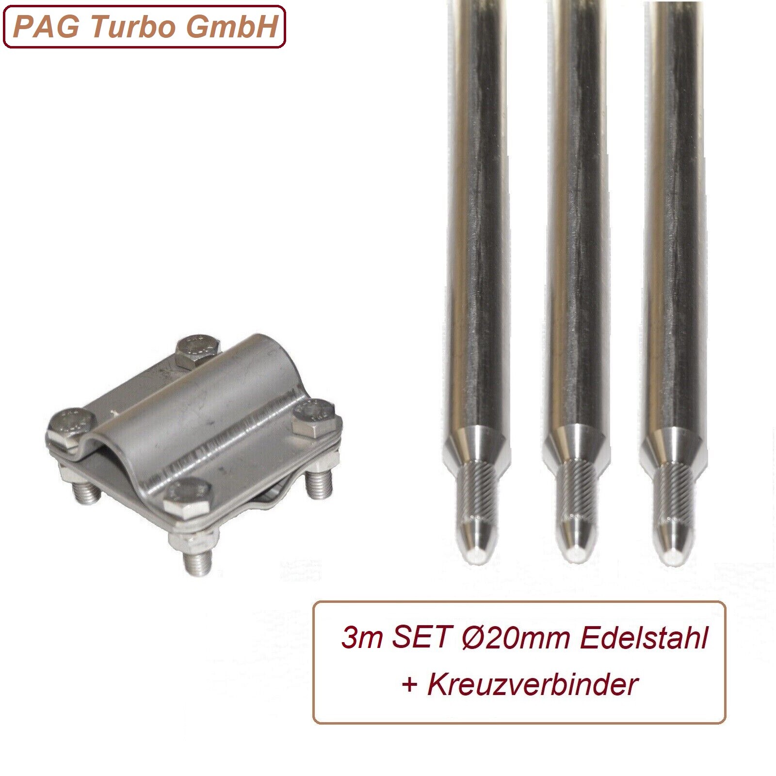 Tiefenerder Staberder Erder Erdung Ø 20mm verzinkt oder Edelstahl ...