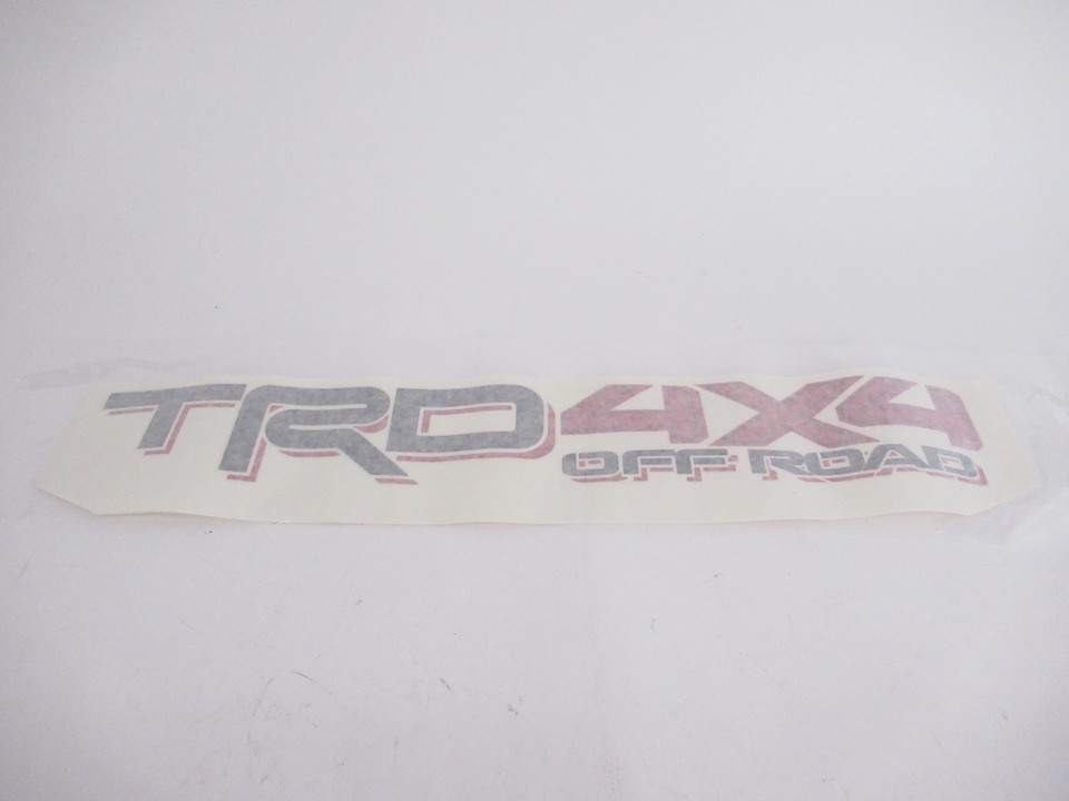 Genuine OEM Toyota 75996-0C080-A0 "TRD 4X4 OFF ROAD" Rear Decal 2015 ...