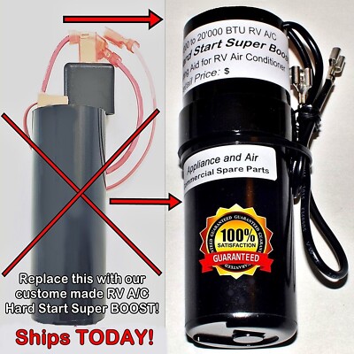 Coleman RV A/C HARD START KIT DIY no wiring easy CLIP ON + tips and ...