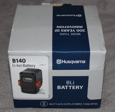 Husqvarna B140 BLi 40V Lithium-Ion Battery 4Ah Tools Outdoor 3YR ...