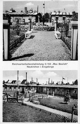 Reich Labor Service Division Neukirchen Erzgebirge Saxony AK 1938 | eBay