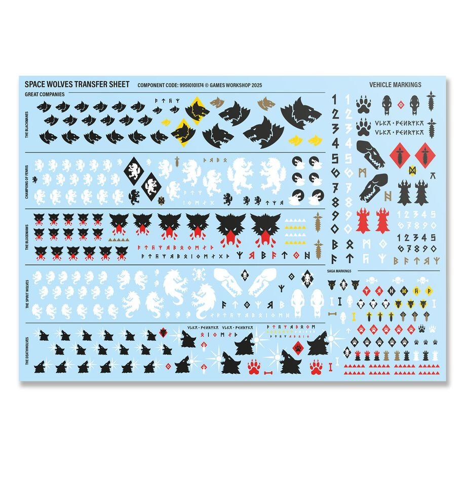 New Warhammer 40K Space Wolves Army Set Multi-Listing Space Marines ...