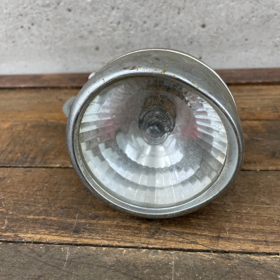 Vintage Front Bicycle Light Headlight PARTS Chrome Teardrop Cruiser ...