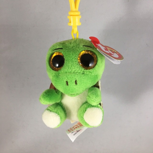 2022 TY Beanie Boos - TURBO the Green Turtle (Key Clip - 3 inch) MWMTs ...