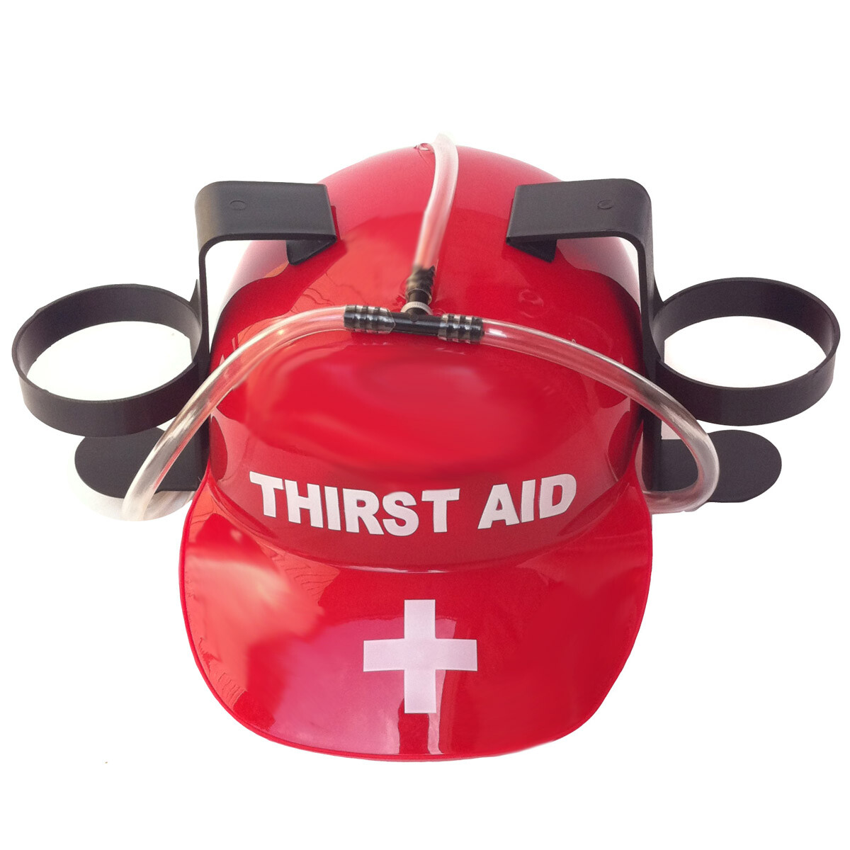 Trinkhelm Bierhelm Saufhelm Partyhelm mit Getränkehalter Getränkehelm ...