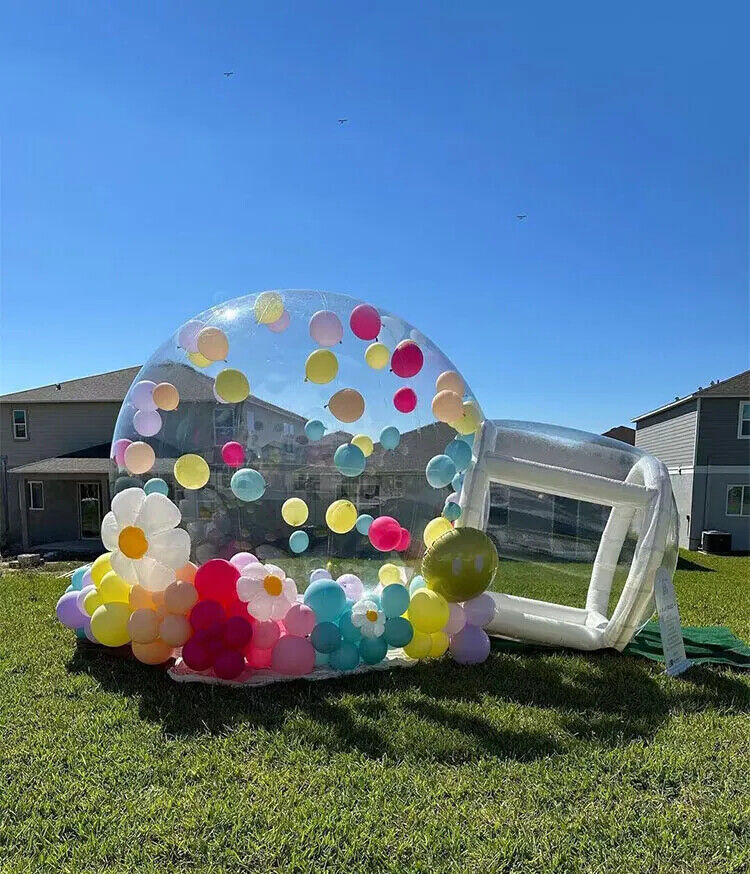 10ft Inflatable Bubble House Bubble Tent With Balloons Outdoor For ...