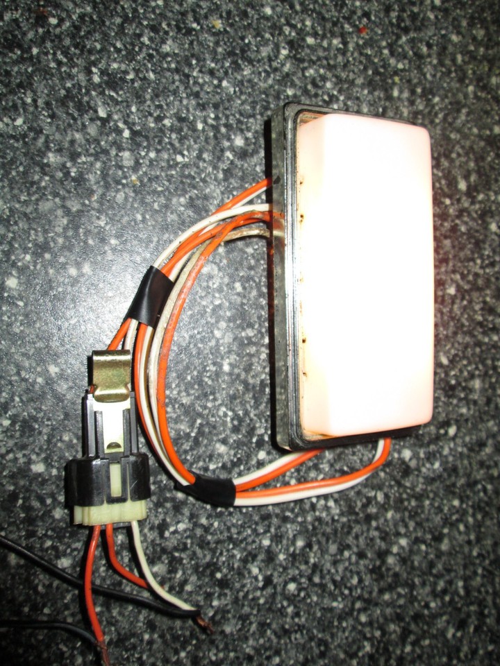 GMC Truck Dome Light Lamp Kit w/ Harness Chevy Dome Working Dealer ...