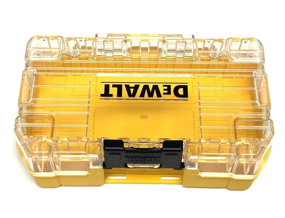 DEWALT Tough Case Bit Tip Storage Organizer STACKABLE INTERLOCKING ...