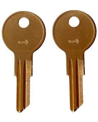 Husky Lock Key, 2 Husky B05 Keys (B05), Brass, New And Replaceable Keys ...