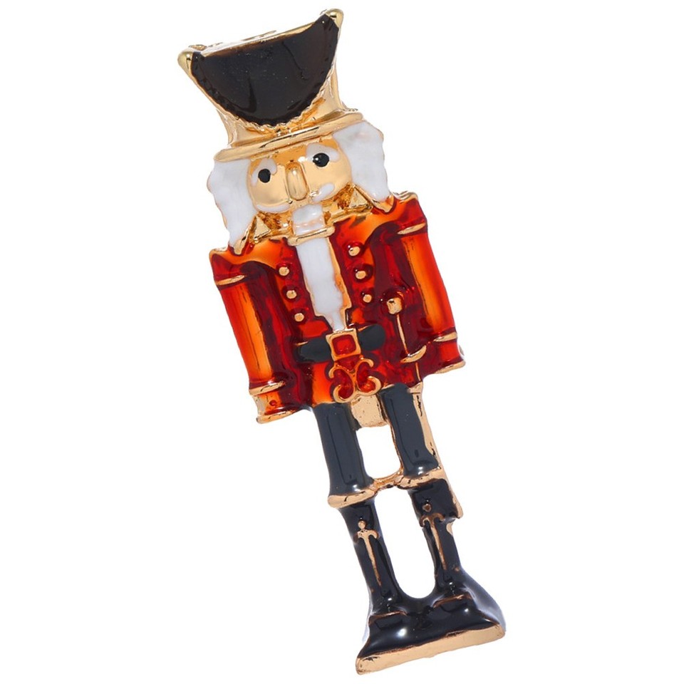 Zinc Alloy Nutcracker Brooch Decorative Soldier Pin Clothes Lapel ...