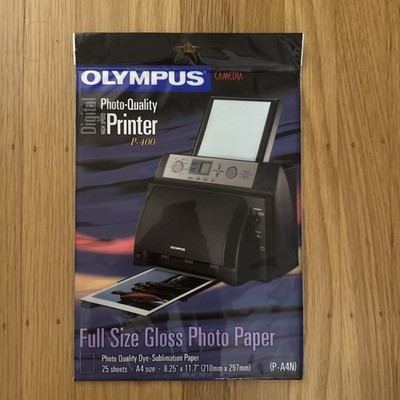 Olympus Camedia Digital High Speed Photo Quality Printer P-400 Gloss ...