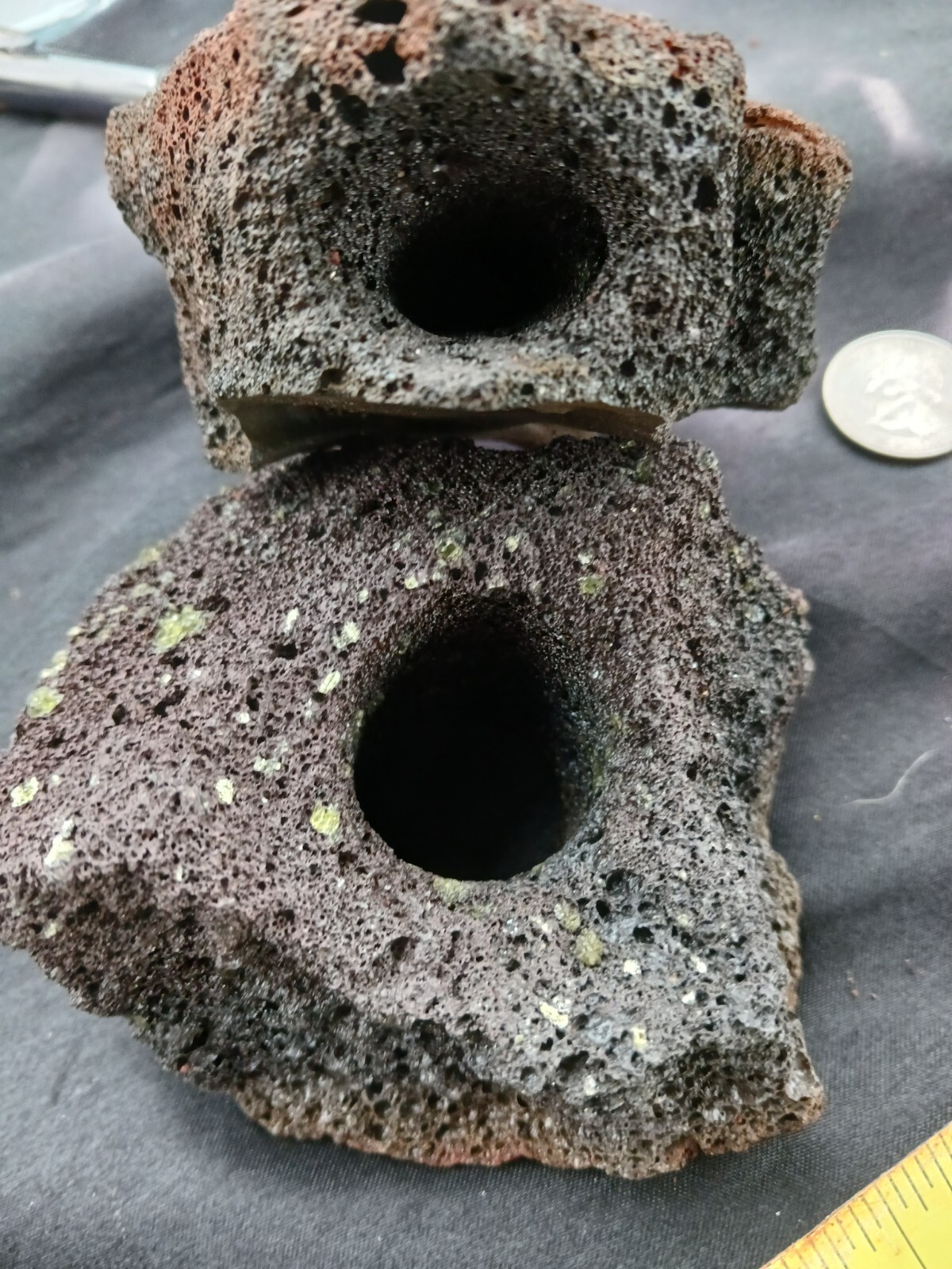 Cichlid Cave Lava Rock Stone Aquarium Decorations Fish Hide Spawning ...