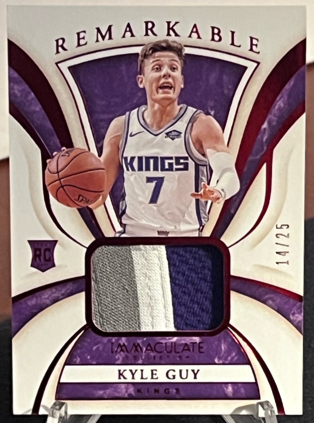 2019-20 Panini Immaculate Remarkable Rookie Ruby Patch Kyle Guy RR-KGY ...