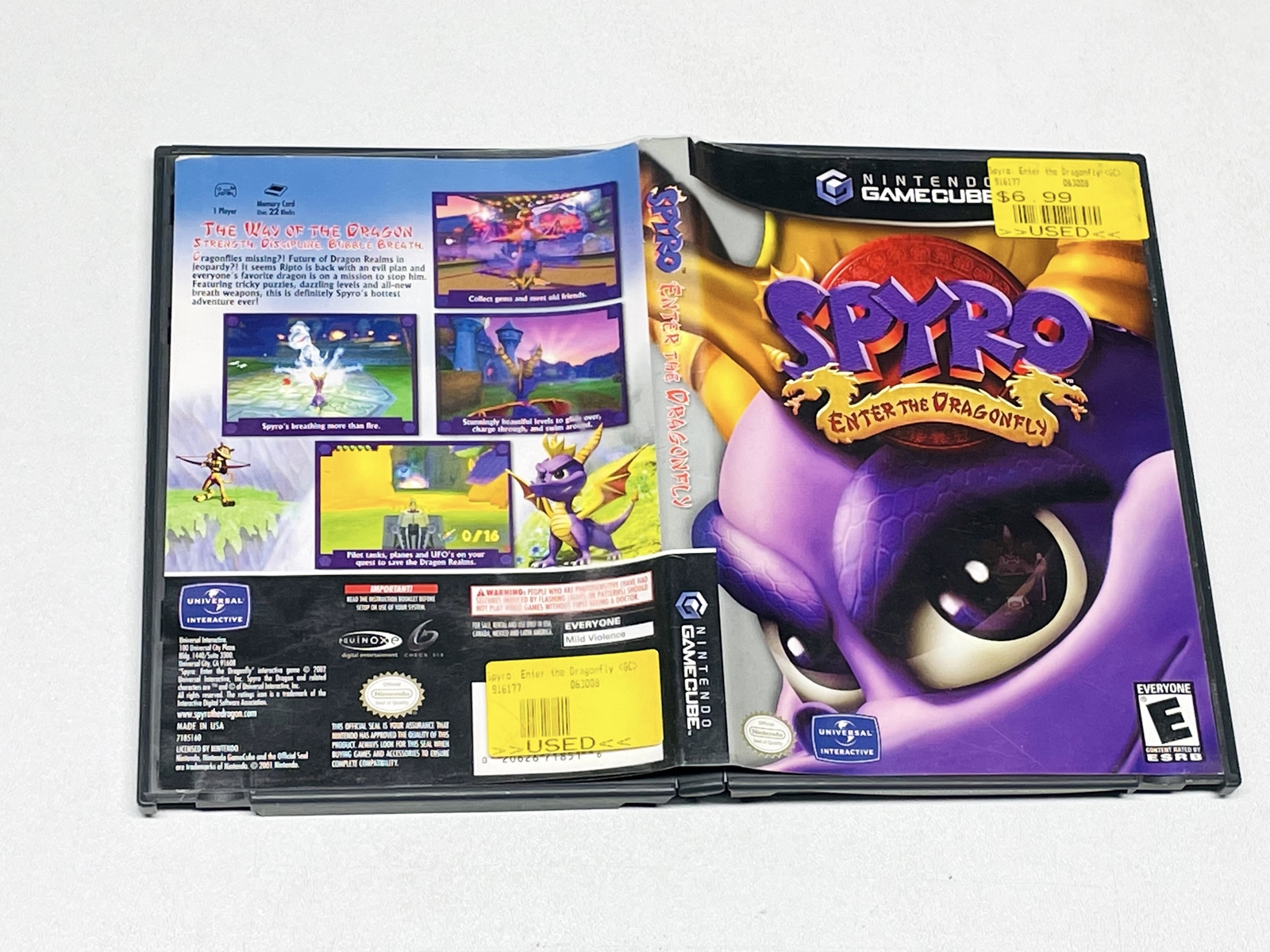 Spyro Enter The Dragonfly - Complete Nintendo GameCube Game - Tested ...