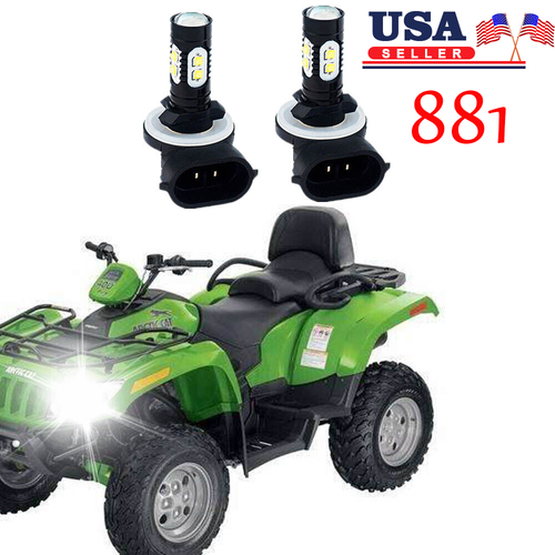 FOR ARCTIC CAT 400 500 650 700 1000 HEADLIGHT LED LIGHT BULBS SUPER ...