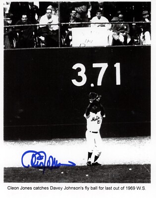 Cleon Jones Signed Autographed New York Mets 8x10 Photo LSCM COA | eBay