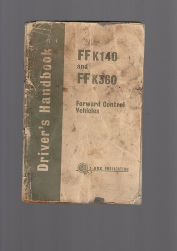 BMC FF k140 & FF k360 Forward Control Vehicles Drivers Handbook | eBay