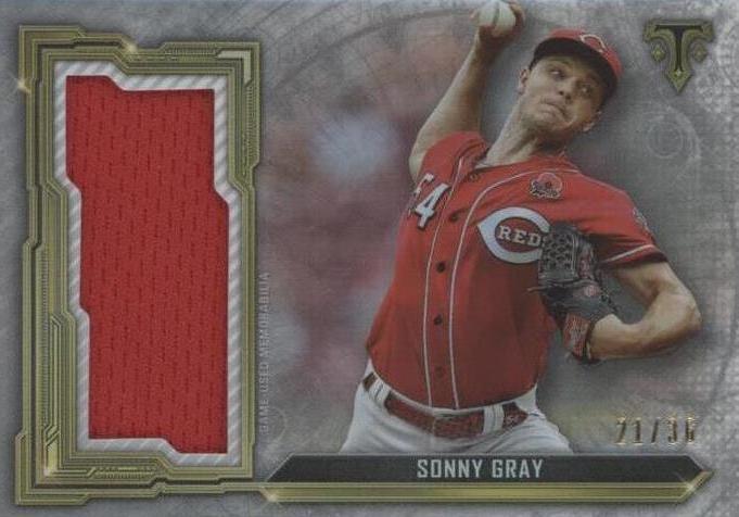 2020 Topps Triple Threads - Single Jumbo Relics Sonny Gray #SJR-SGR /36 ...