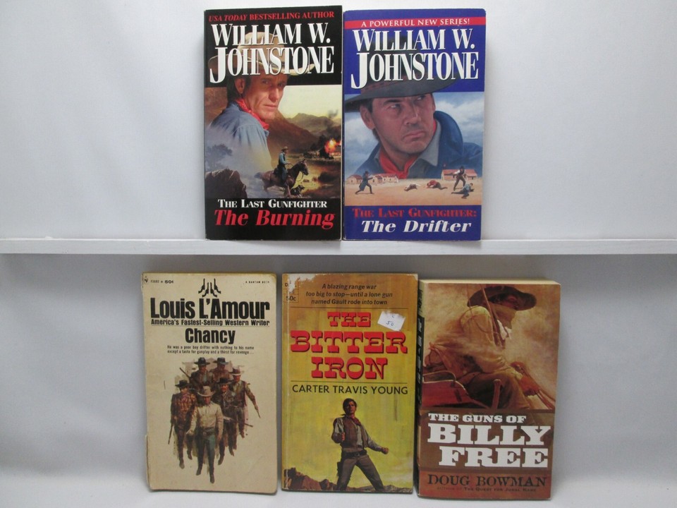 Western Paperback Books - Mixed Lot of 25 (Lot F) | eBay