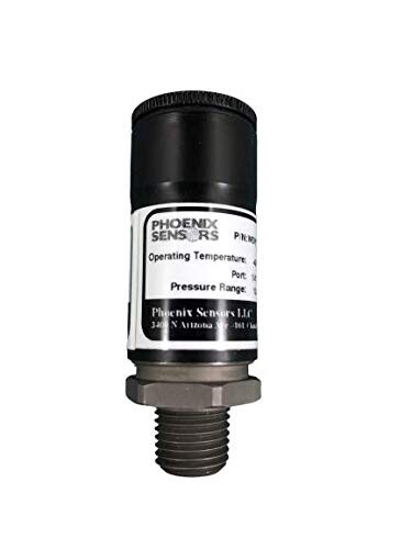 WEPS04 Wireless Bluetooth Pressure Sensor Transducer, 1/4”NPT, 100PSI ...