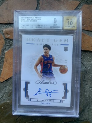 Killian Hayes 2020 Flawless Draft Gem Signatures /25 BGS 9/10 Auto | eBay