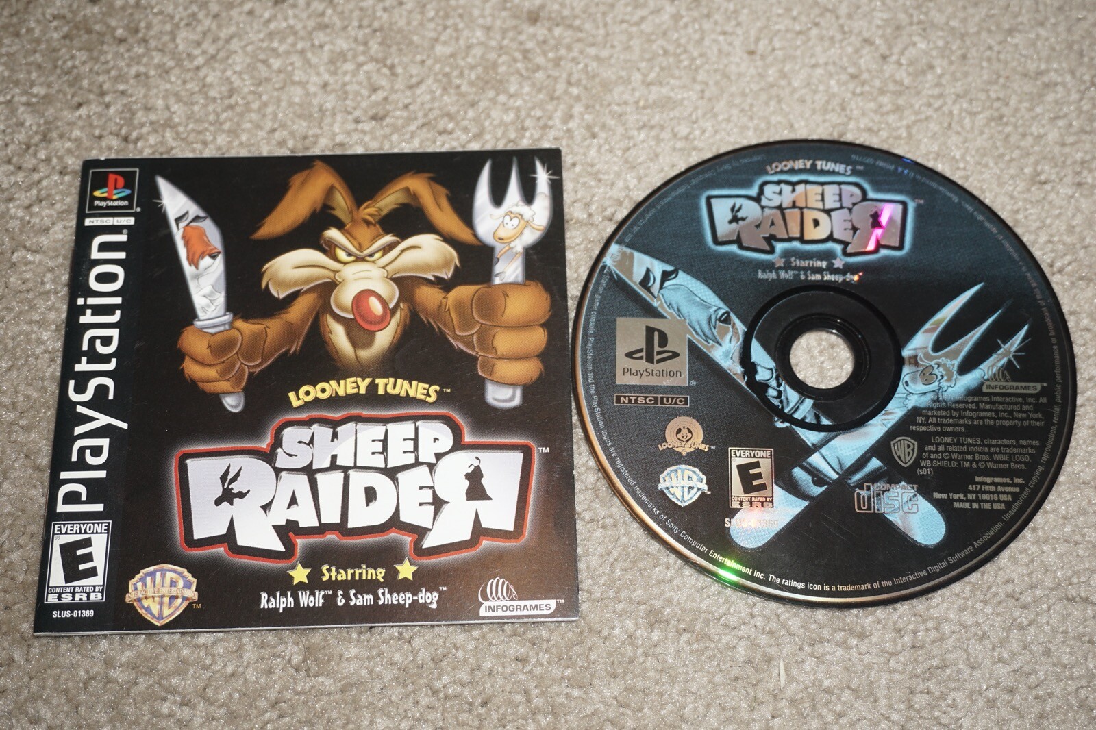 Looney Tunes Sheep Raider (Sony Playstation 1 ps1) w/ Manual ...
