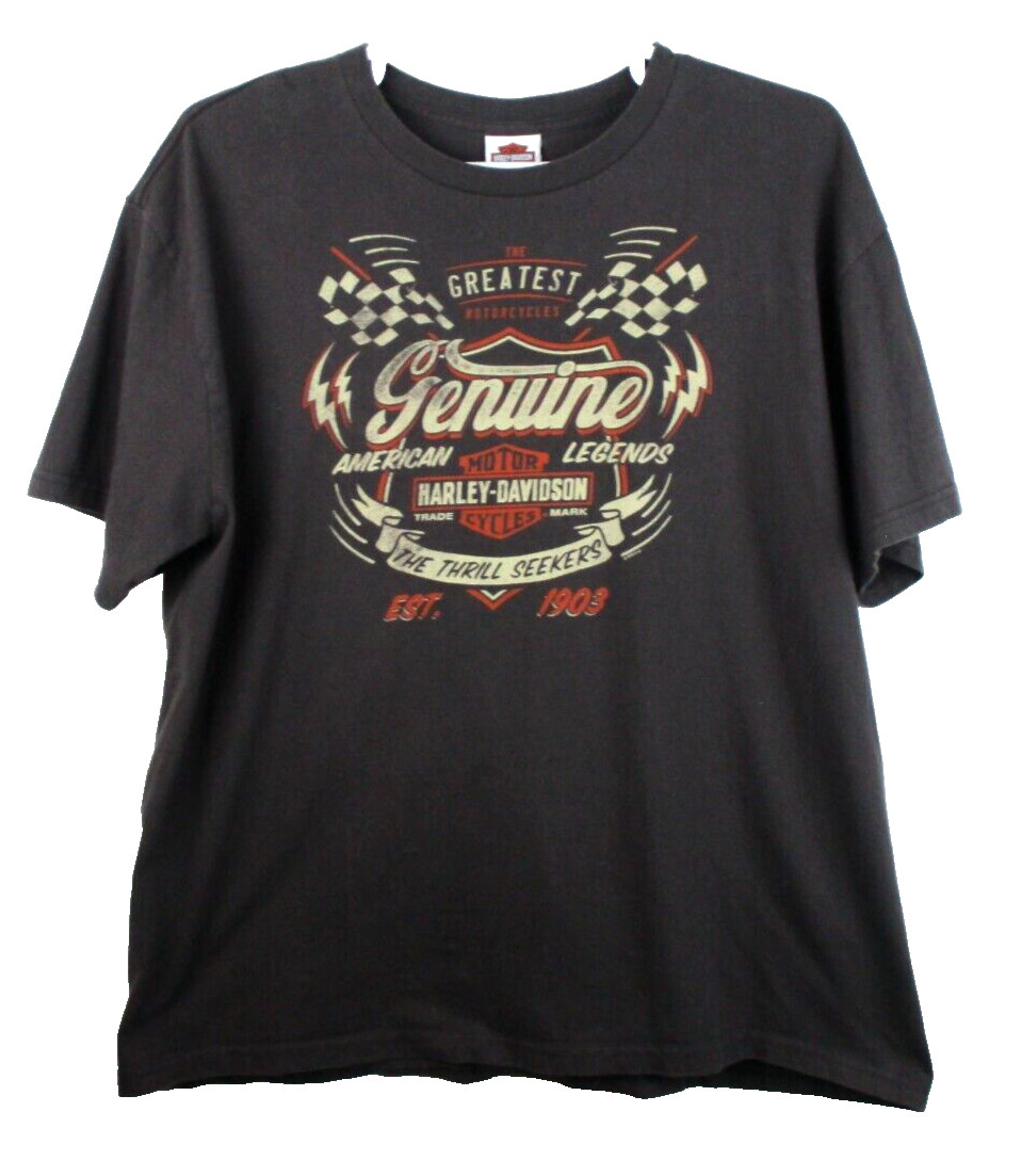 Harley Davidson Shirt Pueblo CO Outpost Star Wings Am… - Gem