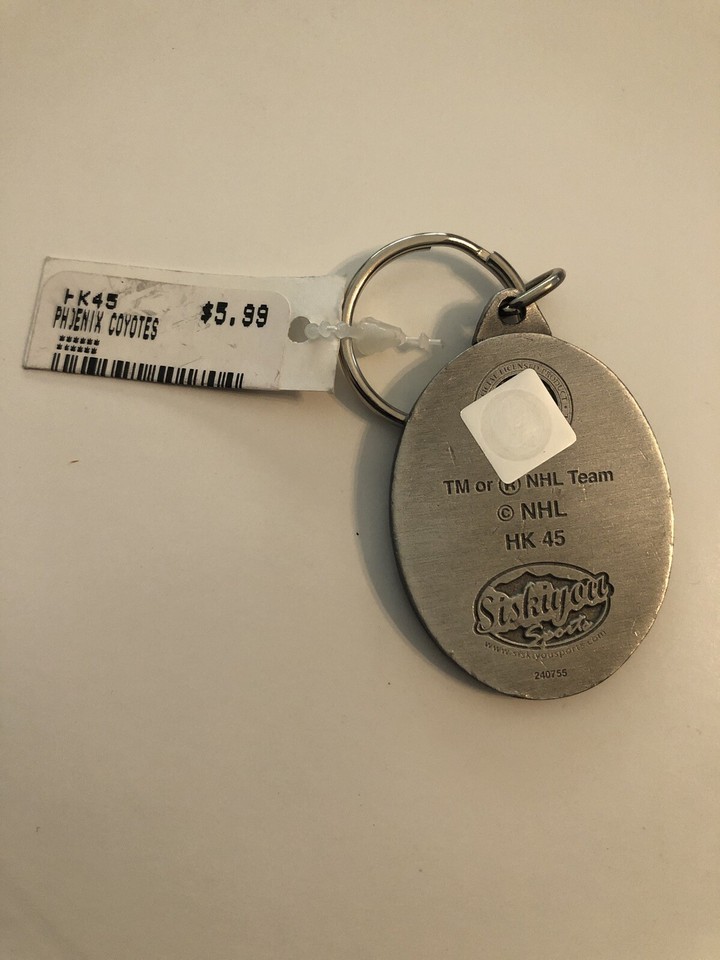 Phoenix Arizona Coyotes Howling Keychain Pewter Logo New With Tags | eBay