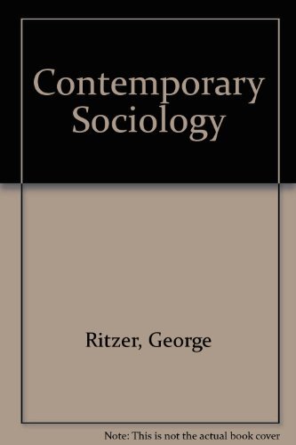Contemporary Sociology By George Ritzer | eBay