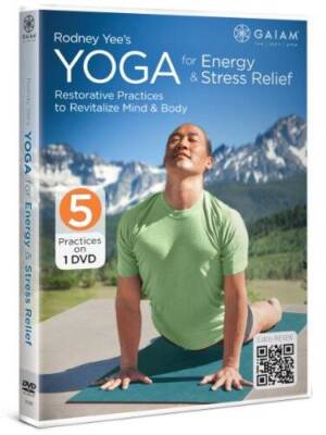 Rodney Yees Yoga for Energy Stress Relief - DVD By Rodney Yee - GOOD ...