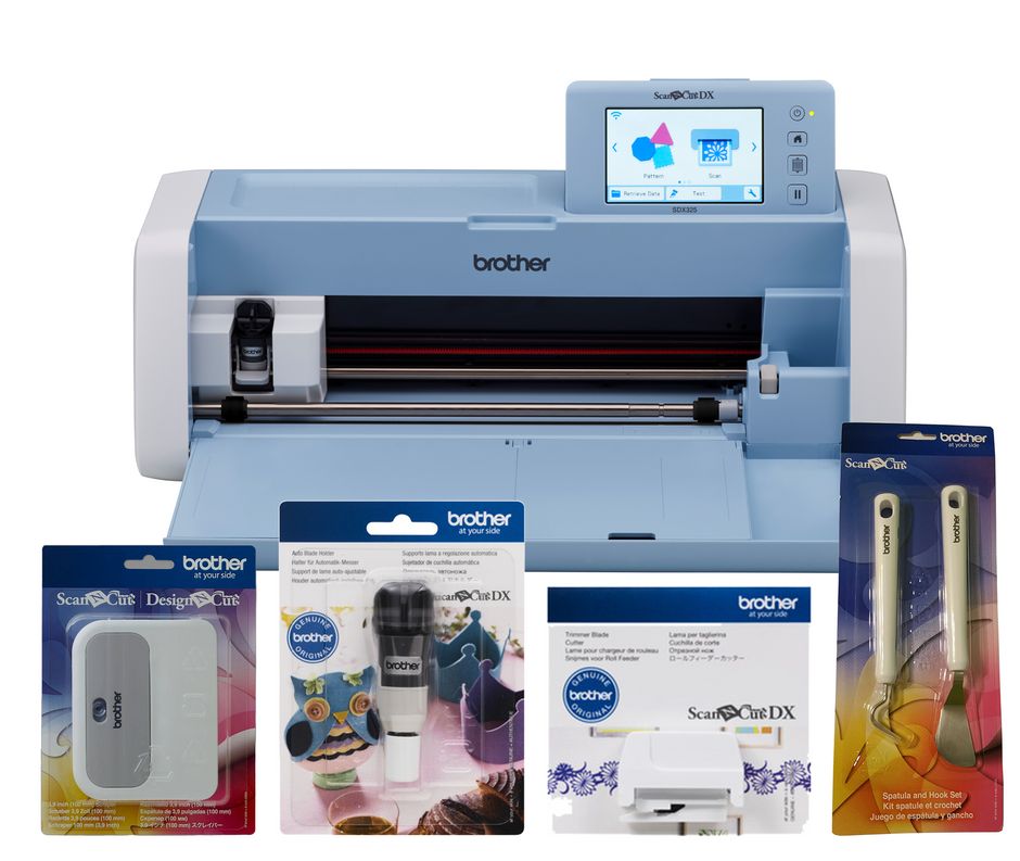 Brother SDX325 ScanNCut Craft Cutting Machine + Roller, Scraper, Cutter Tool Set | eBay