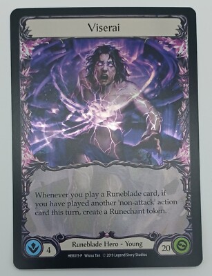 Flesh and Blood FaB Viserai HER015-P (Rainbow FOIL Promo) 1st Edition ...