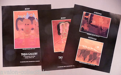 Jean, Strong, Witham - Tiqua Art Gallery Exhibit 3-Page PRINT AD - 1992 ...